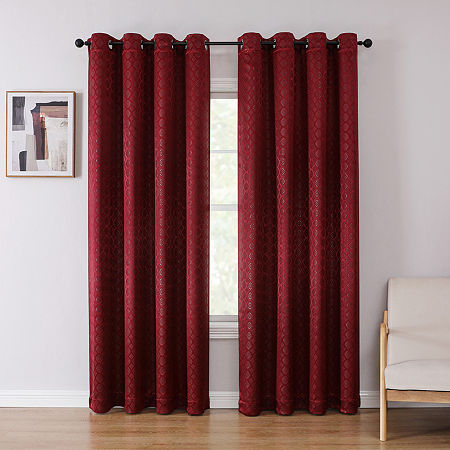 Click here for Regal Home Tobias Embossed Grommet Top Blackout Si... prices