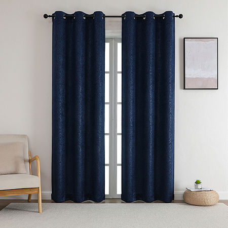 Click here for Regal Home Ophelia Grommet Top Blackout Set of 2 C... prices