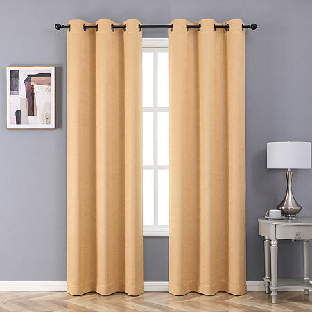 Click here for Novalie Grommet Top Blackout Set of 2 Curtain Pane... prices
