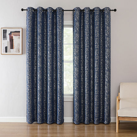 Click here for Sadie Grommet Top Blackout Single Curtain Panel  O... prices