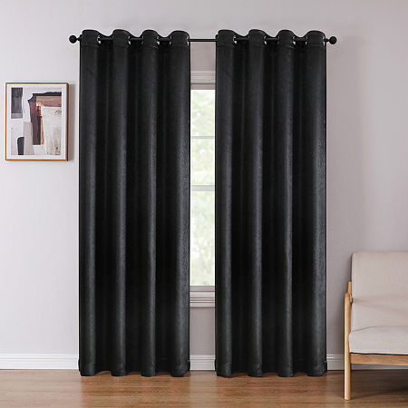 Click here for Regal Home Ashby Grommet Top Embossed Blackout Sin... prices