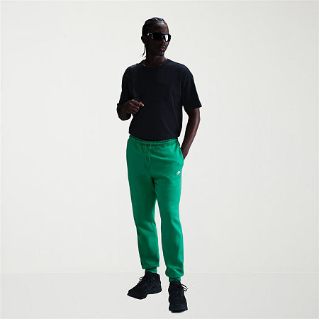 Click here for Nike Club Mens Cuffed Regular Fit Fleece Active Jo... prices