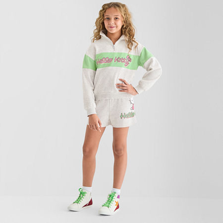 Click here for Little & Big Kid Girls Mock Neck Long Sleeve Hello... prices