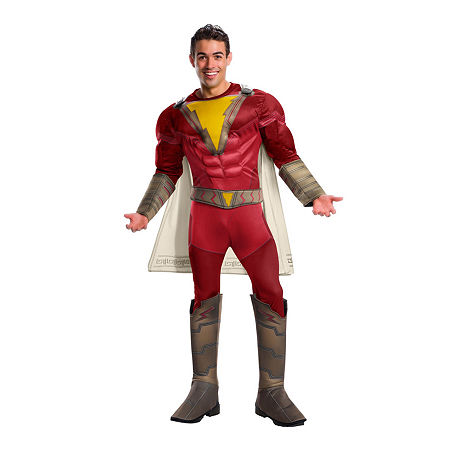 Click here for Mens Shazam Deluxe DC Comics 3-pc. Costume  X-larg... prices