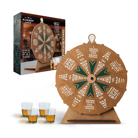 Click here for Hammer + Axe Vintage Drinking Wheel Game With 4 Sh... prices