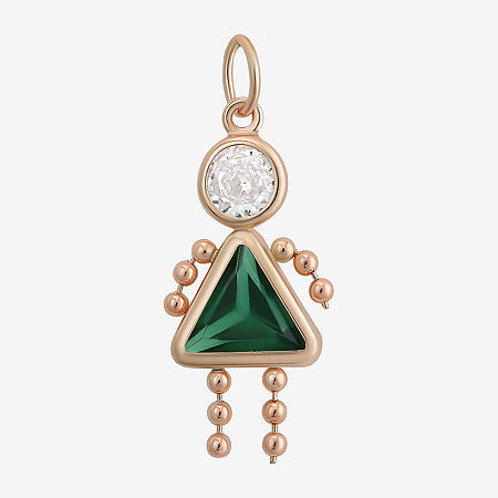 Click here for 10K Gold May Birthstone Babies Girl Charm  One Siz... prices