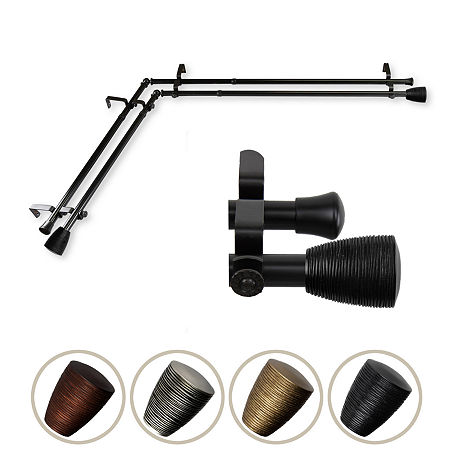 Click here for Rod Desyne Tarzan Corner Double Curtain Rod  One S... prices