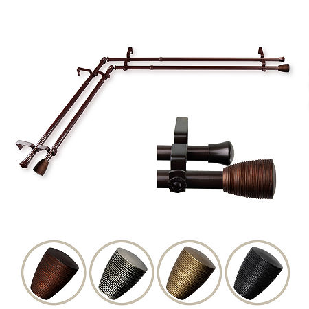 Click here for Rod Desyne Tarzan Corner Double Curtain Rod  One S... prices