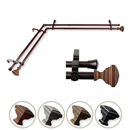 Click here for Rod Desyne Eudora Corner Double Curtain Rod  One S... prices