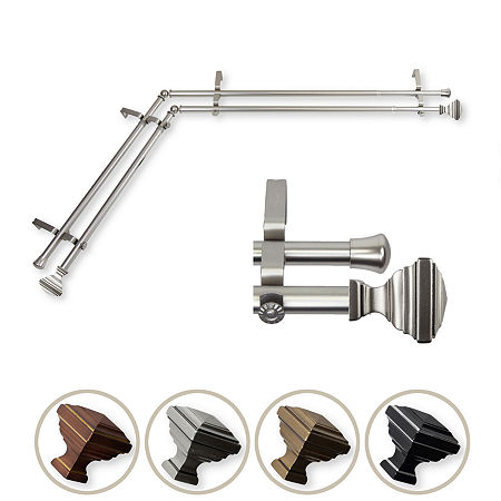 Click here for Rod Desyne Eudora Corner Double Curtain Rod  One S... prices