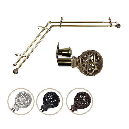 Click here for Rod Desyne Leannette Corner Double Curtain Rod  On... prices