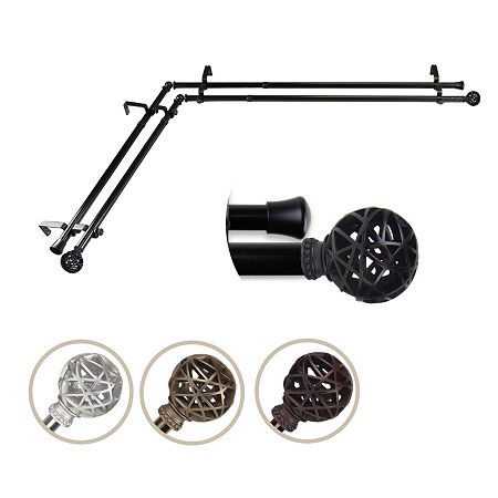 Click here for Rod Desyne Leannette Corner Double Curtain Rod  On... prices