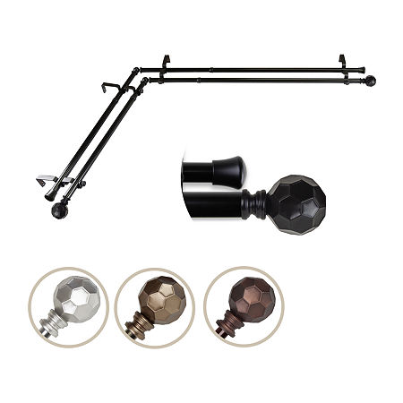 Click here for Rod Desyne Christiano Corner Double Curtain Rod  O... prices