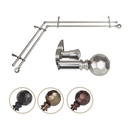 Click here for Rod Desyne Christiano Corner Double Curtain Rod  O... prices
