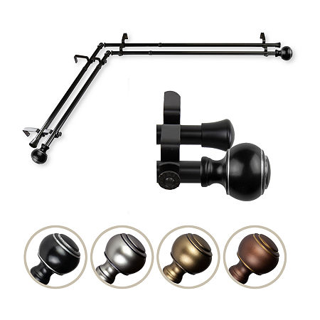 Click here for Rod Desyne Jaylin Corner Double Curtain Rod  One S... prices
