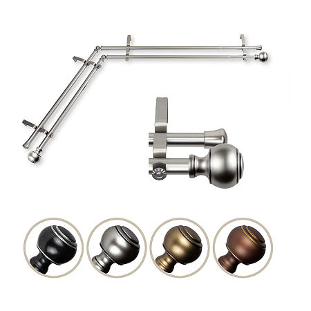 Click here for Rod Desyne Jaylin Corner Double Curtain Rod  One S... prices