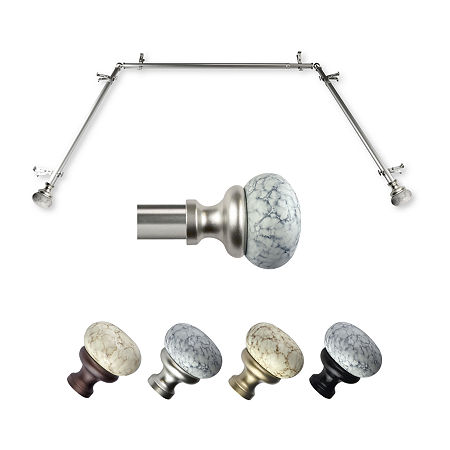 Click here for Rod Desyne Merlyn Bay Window Rod  One Size  Silver prices