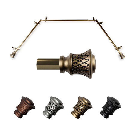 Click here for Rod Desyne Lennart Bay Window Rod  One Size  Yello... prices