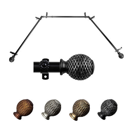 Click here for Rod Desyne Ozana Bay Window Rod  One Size  Black prices