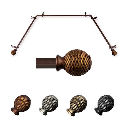 Click here for Rod Desyne Ozana Bay Window Rod  One Size  Brown prices