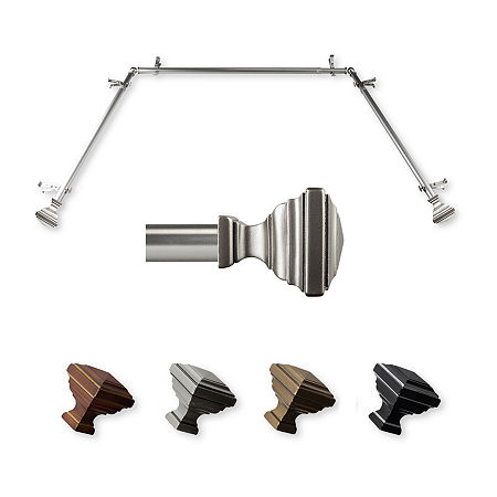 Click here for Rod Desyne Eudora Bay Window Rod  One Size  Silver prices