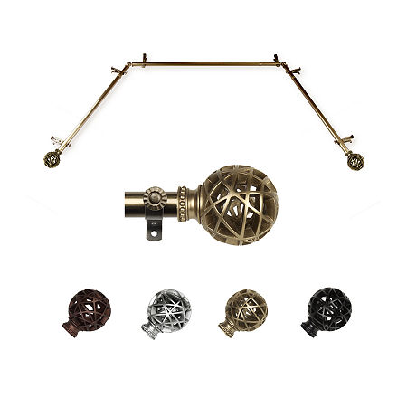 Click here for Rod Desyne Leanette Bay Window Rod  One Size  Yell... prices