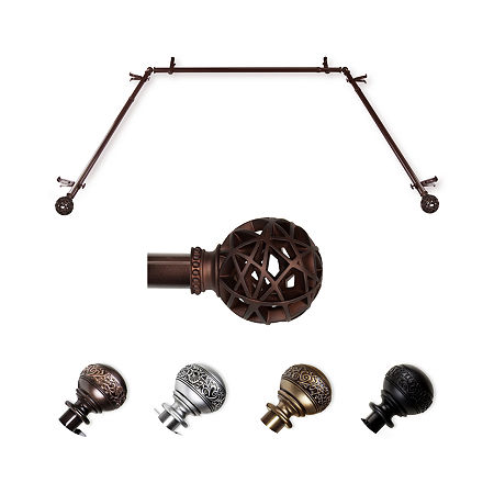 Click here for Rod Desyne Leanette Bay Window Rod  One Size  Brow... prices