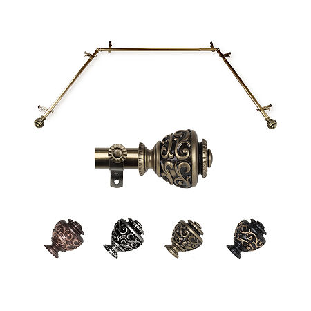 Click here for Rod Desyne Eleanor Bay Window Rod  One Size  Yello... prices