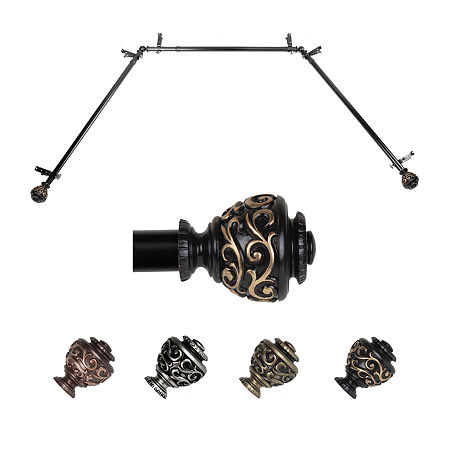 Click here for Rod Desyne Eleanor Bay Window Rod  One Size  Black prices