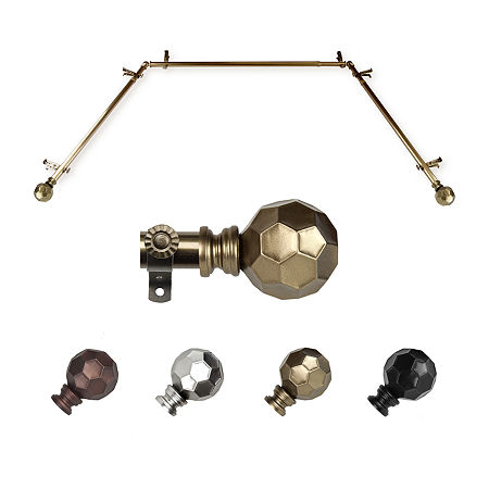 Click here for Rod Desyne Christiano Bay Window Rod  One Size  Ye... prices