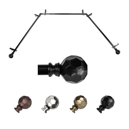 Click here for Rod Desyne Christiano Bay Window Rod  One Size  Bl... prices
