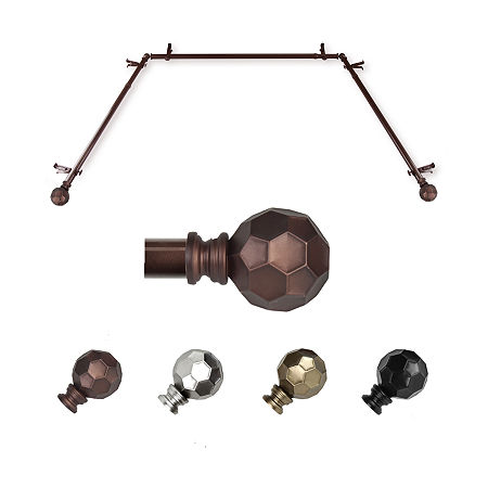 Click here for Rod Desyne Christiano Bay Window Rod  One Size  Br... prices