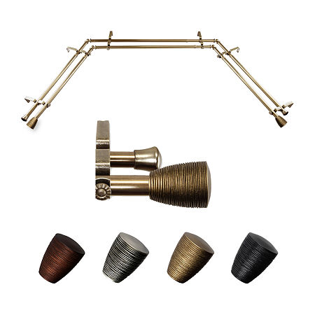 Click here for Rod Desyne Tarzan Double Bay Window Rod  One Size... prices