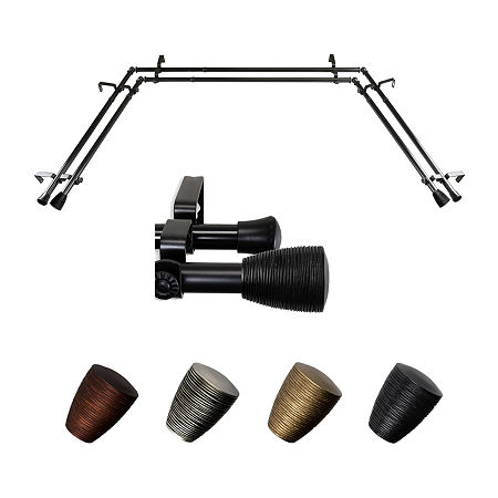 Click here for Rod Desyne Tarzan Double Bay Window Rod  One Size... prices