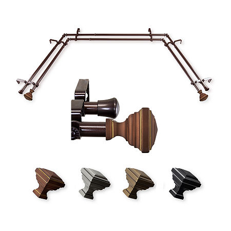 Click here for Rod Desyne Eudora Double Bay Window Rod  One Size... prices