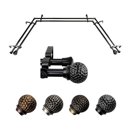 Click here for Rod Desyne Celio Double Bay Window Rod  One Size... prices