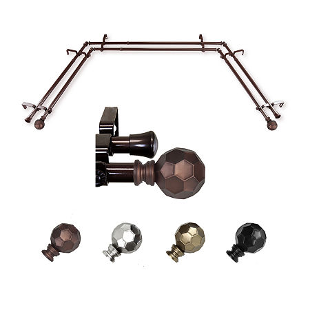 Click here for Rod Desyne Christian Double Bay Window Rod  One Si... prices