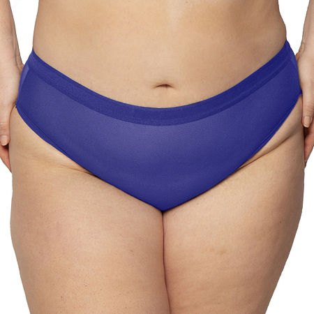 Click here for Curvy Couture Sheer Mesh High Cut Thong-1312  Larg... prices