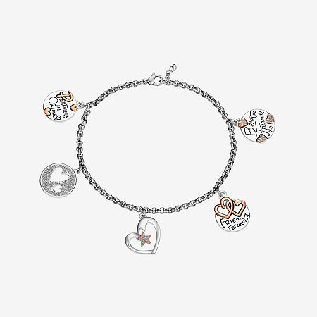 Click here for Footnotes Friends Womens Crystal Pure Silver Over... prices