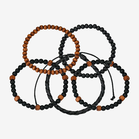 Click here for J.P. Army Mens Jewelry Black & Brown Wood 5-pc. Be... prices