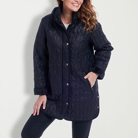 Click here for Gallery Womens Midweight Quilted Jacket  Small  Bl... prices