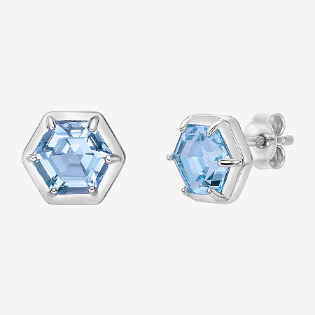 Click here for Gemstone Sterling Silver 8mm Stud Earrings  One Si... prices
