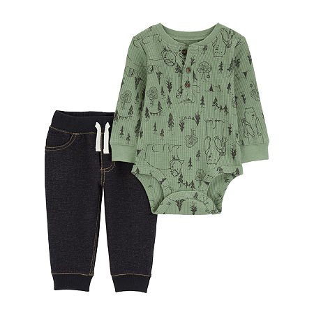 Click here for Carters Baby Boys 2-pc. Pant Set  18 Months  Green prices