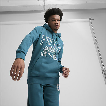 Click here for PUMA Mens Long Sleeve Active Hoodie  Large  Green prices