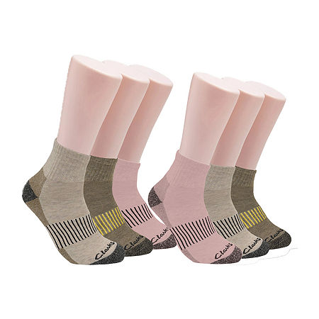 Click here for Clarks Womens 6 Pair Low Cut Socks  9-11  Multiple... prices
