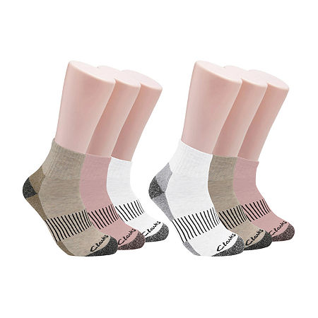 Click here for Clarks Womens 6 Pair Low Cut Socks  9-11  Multiple... prices