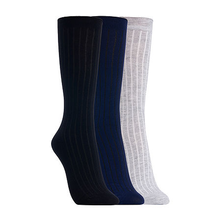 Click here for Clarks Womens 3 Pair Crew Socks  9-11  Black prices