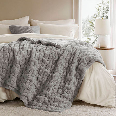Click here for Madison Park Ruched Reversible Faux-Fur Throw  50... prices