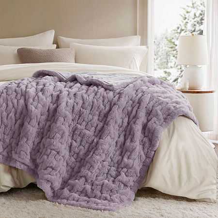 Click here for Madison Park Ruched Reversible Faux-Fur Throw  50... prices