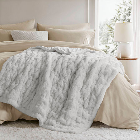 Click here for Madison Park Ruched Reversible Faux-Fur Throw  50... prices